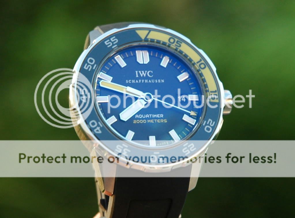 WatchNet: Trading Post: FS IWC Aquatimer 3568-02 (new sapphire bezel model)