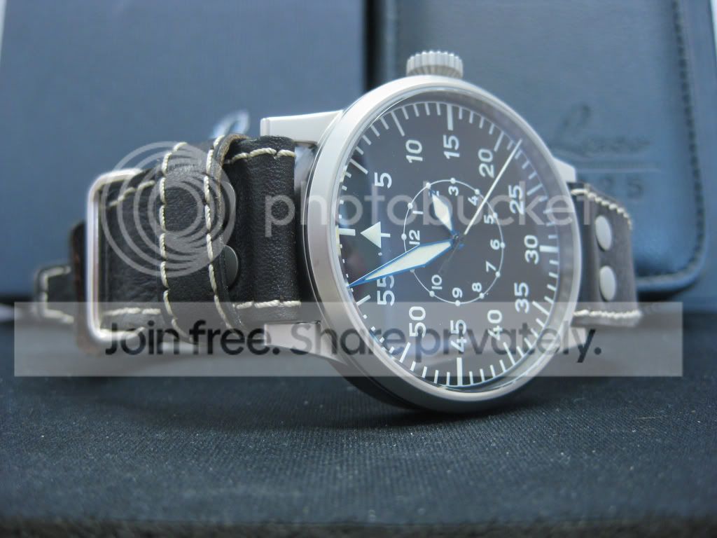 FS: Laco 45mm Hand Wound B-Uhr Observer ("B-dial) Mint with DiModell ...